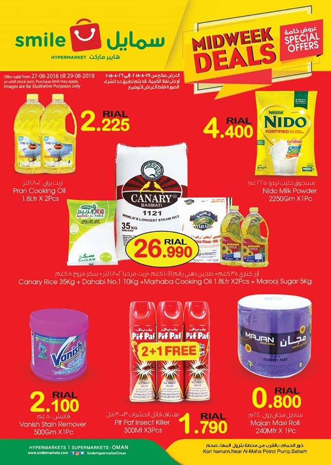 Smile Hypermarket Mid week offers