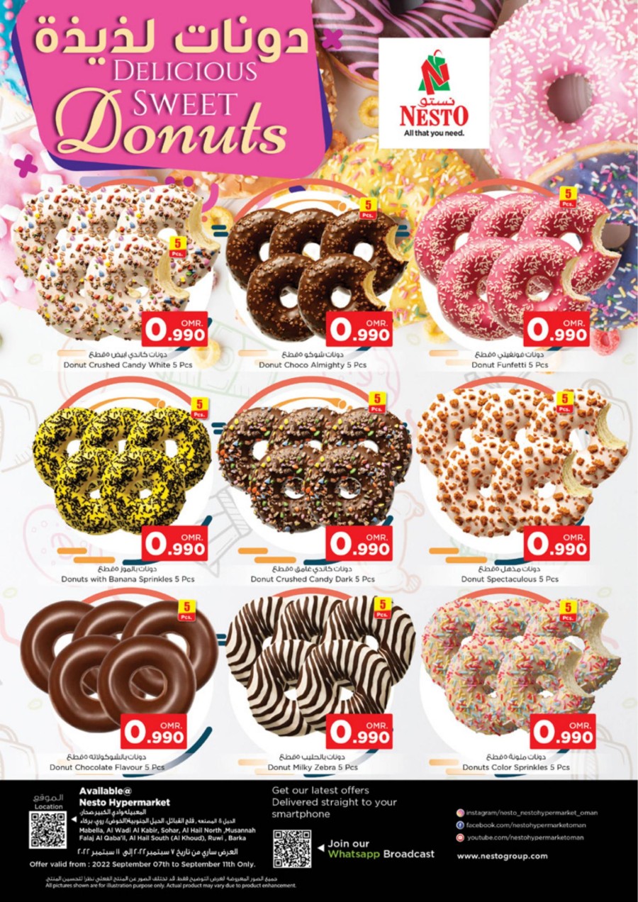 Nesto Sweet Donuts Promotion Flyer | Nesto Oman Offers