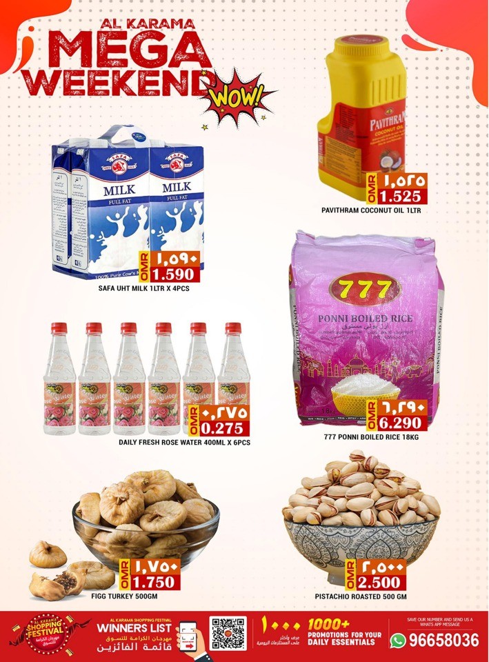 Al Karama Hypermarket Ruwi Mega Weekend Deal Flyer