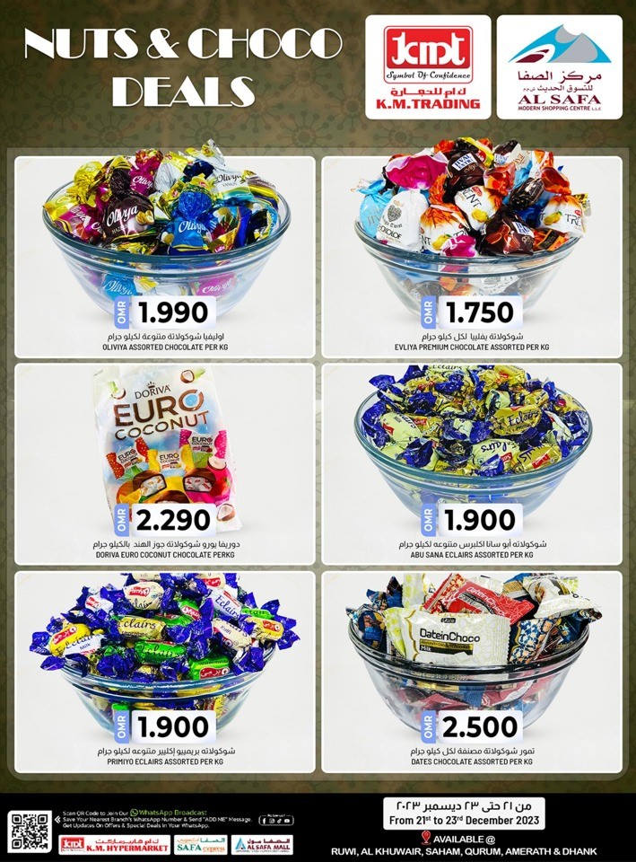KM Trading Nuts & Choco Deal Flyer 21-23 December 2023
