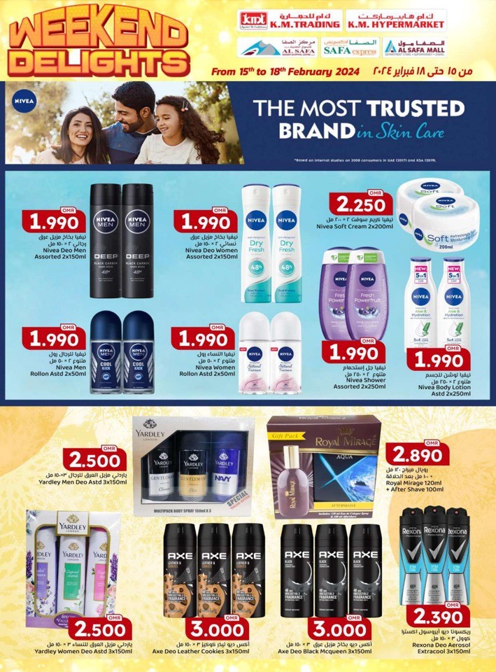 KM Trading Oman Weekend Delights Deal 15-18 February 2024