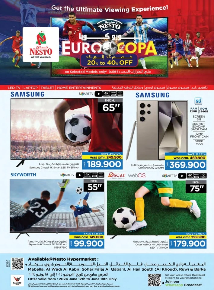 Nesto Euro Copa Promotion Flyer | Nesto Oman Offers Today