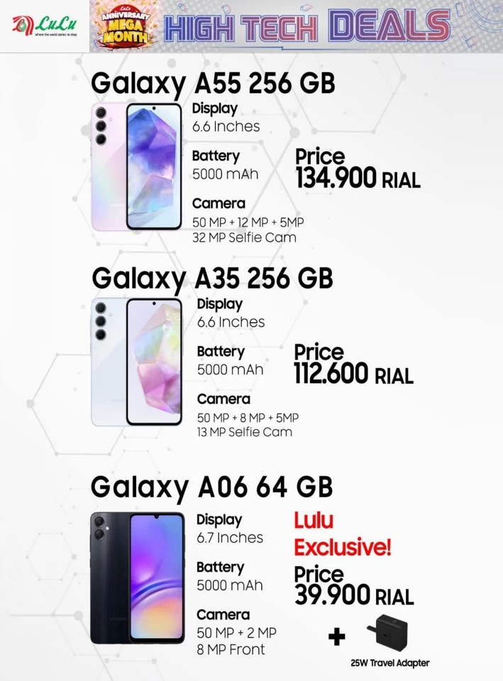 Lulu Hypermarket Oman High Tech Deals | Oman Offers Today