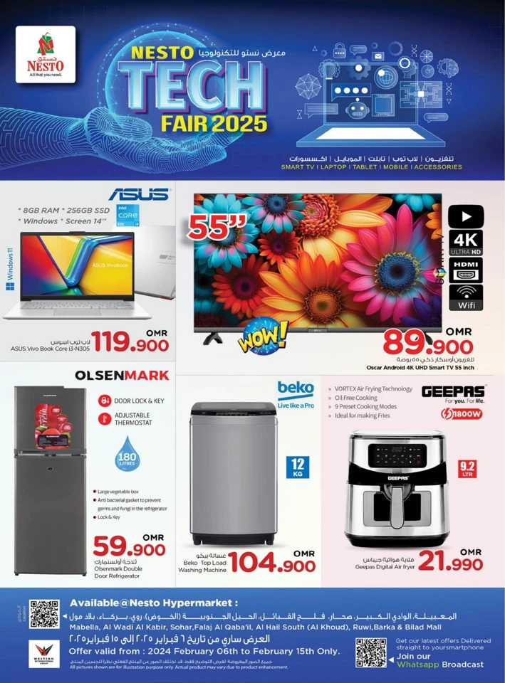 Nesto Tech Fair Deals | Nesto Oman Shopping Offers Today